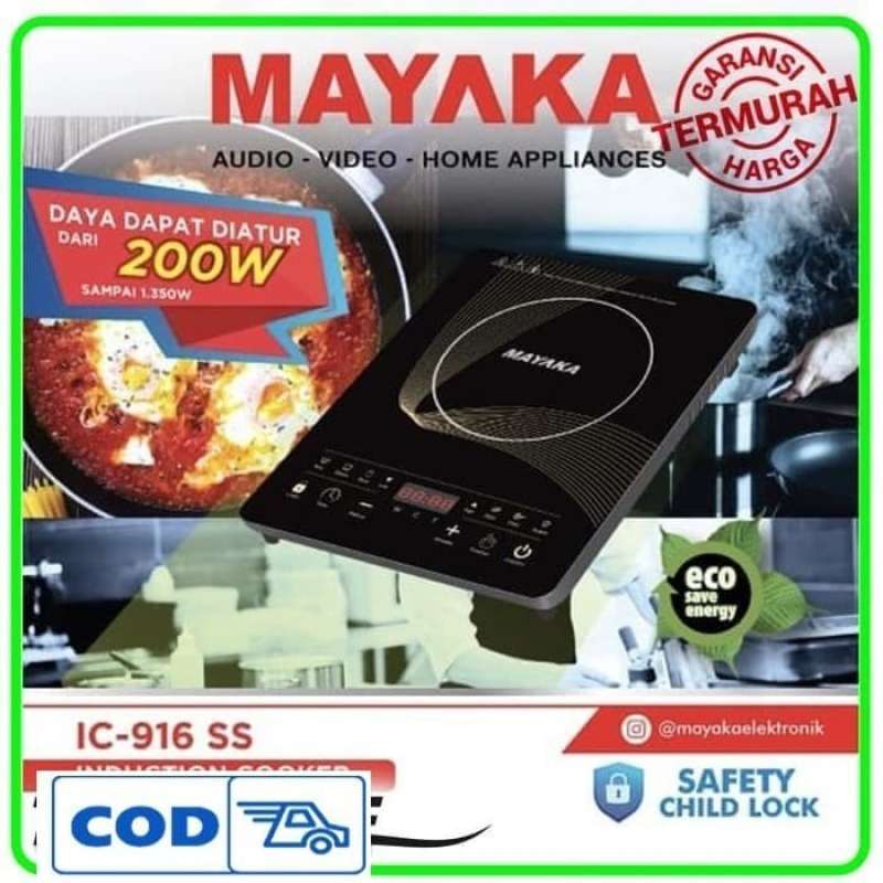 Promo Mayaka Kompor Induksi Digital Ic-916ss Induction Cooker Kompor ...