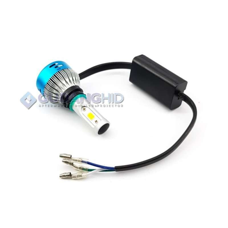 Promo Lampu Led Motor 3 Sisi Ac Dc H6 40w 4000 Lumen Led 6 Sisi Kalah ...