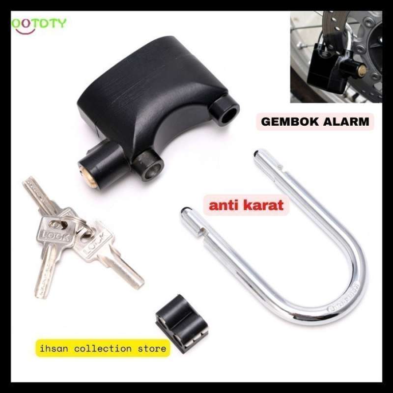 Promo Gembok Alarm Anti Maling Kunci Pengaman Motor Gerbang Pagar Rumah ...