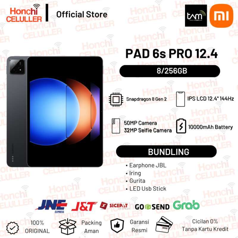 Jual Xiaomi Pad 6s Pro 12.4 8/256gb Garansi Resmi Indonesia Tam - Pad 6s Pro 12.4 Full Bundling ...