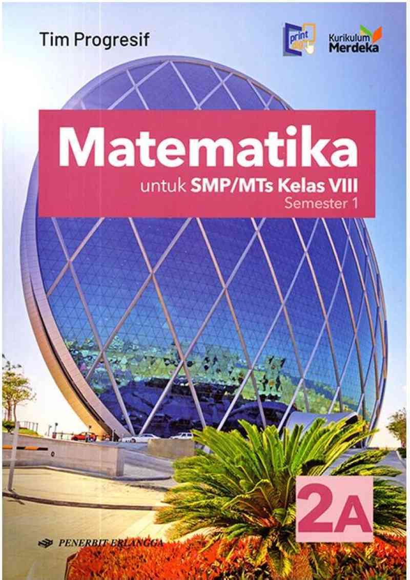 Jual Buku Matematika Smp Mts Jilid 2a Kelas 8 Tim Progresif Kurikulum ...