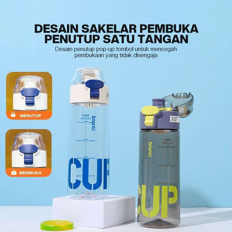 Promo Wlf Botol Minuman Sport Botol Minum Motivasi Botol Air Olahraga ...