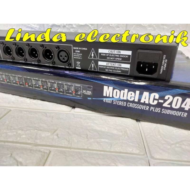 Promo Crossover Hardwell Ac204ginal Ac 204 Stereo 4way Plus Subwoofer ...