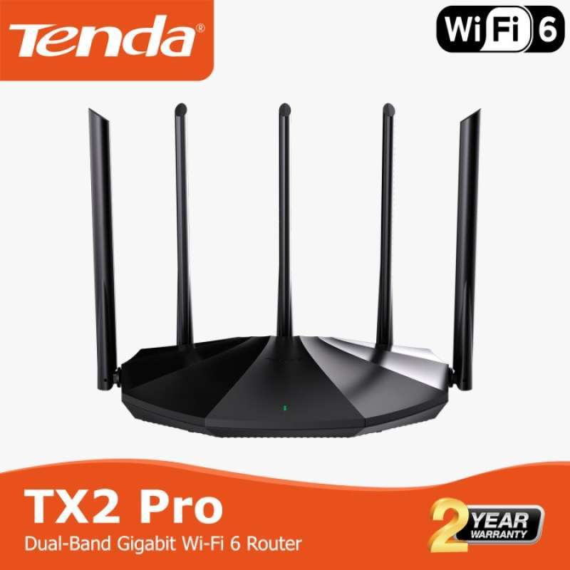 Jual Tenda Tx2 Pro Dual-band Gigabit Wi-fi 6 Router Di Seller Mahkota ...