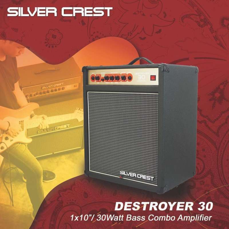 Jual Silver Crest Destroyer 30 30w Bass Combo Amplifier Di Seller Dave ...