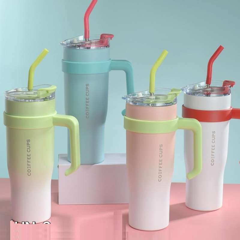 Jual Tumbler Stainless 1200ml Hot And Cold Botol Minum Termos 1,2 Liter Double Wall Tahan Panas ...