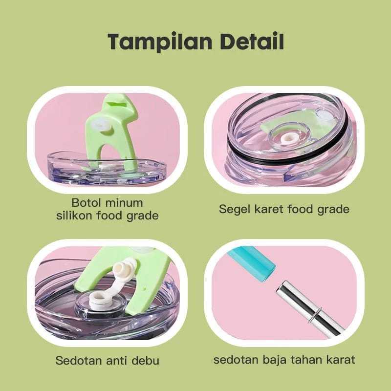 Jual Tumbler Stainless 1200ml Hot And Cold Botol Minum Termos 1,2 Liter Double Wall Tahan Panas ...