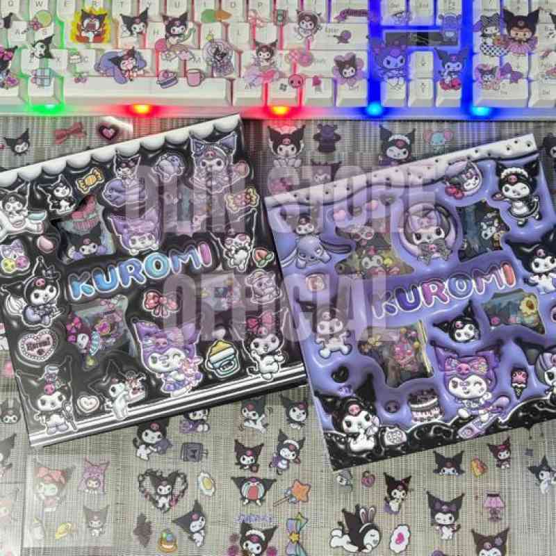 Promo Sticker Sanrio 3d Cinnamon Kuromi Melody Lotso Strawberry Bear ...