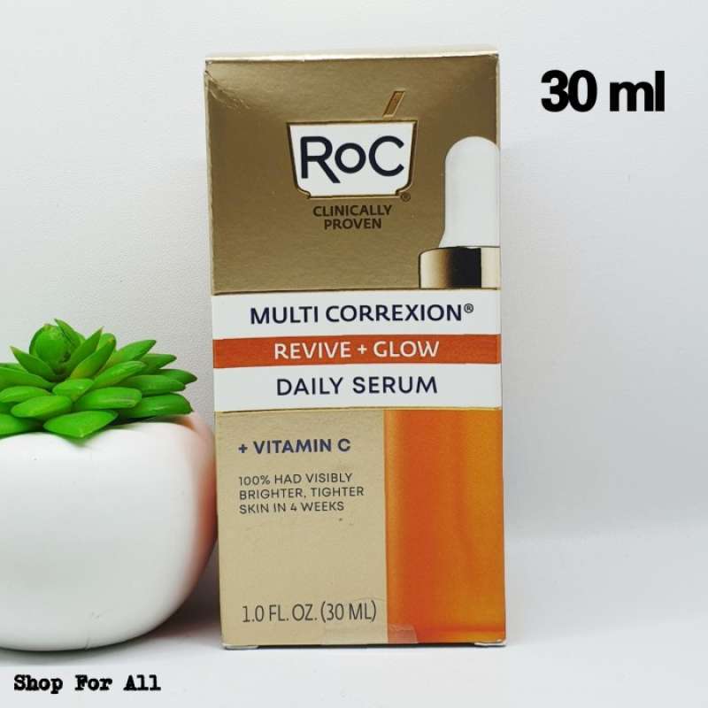 Promo Roc Multi Correxion Revive + Glow Daily Serum + Vitamin C 30ml / 30 Ml Diskon 33% Di ...