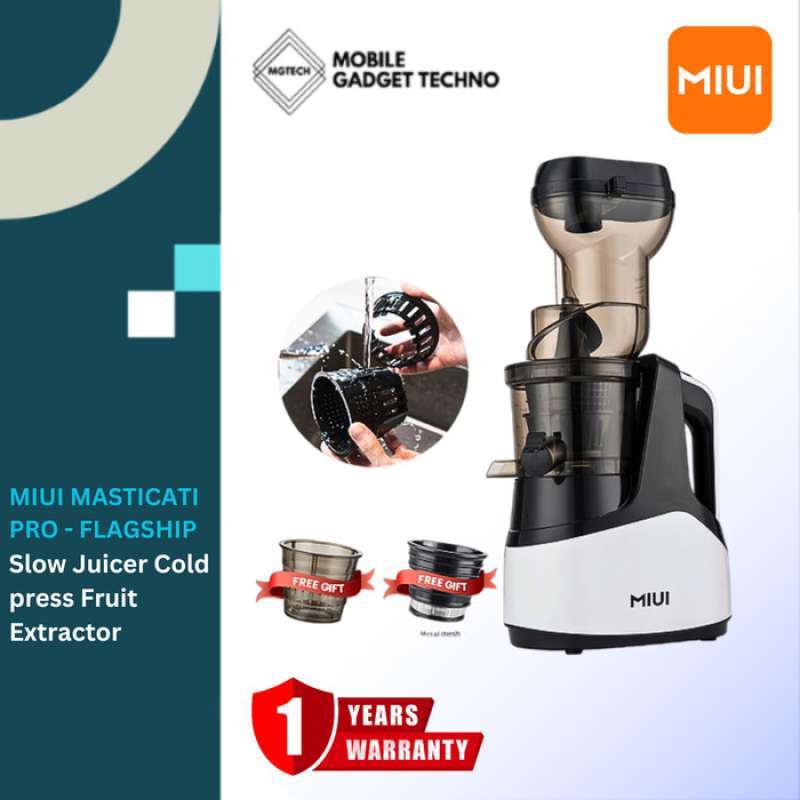 Promo Miui Masticati Juicer Pro 2020 Juice Cold Press Slow Extractor ...