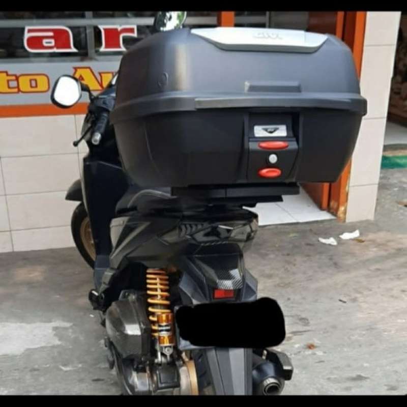 Promo Box Motor Top Box Givi E-43 Adventure + Bracket Honda Vario-125 / ...