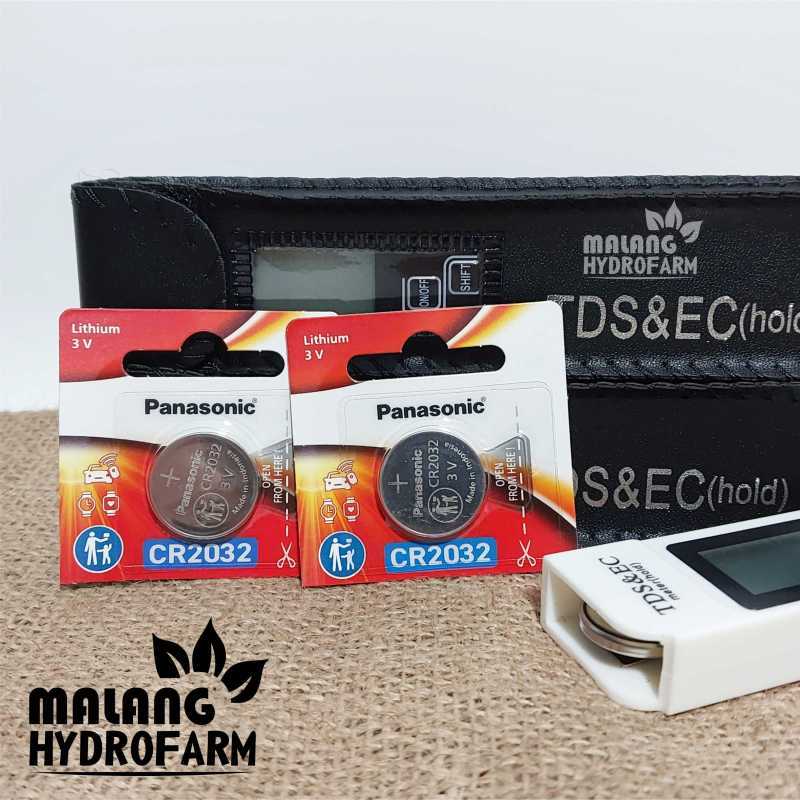 Jual Baterai Cr2032 Panasonic Original Batere Kancing Alat Tds & Ec ...