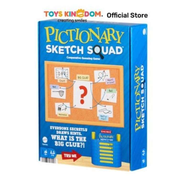 Jual Toys Kingdom Mattel Set Pictionary Sketch Squad Hpk84 Di Seller ...