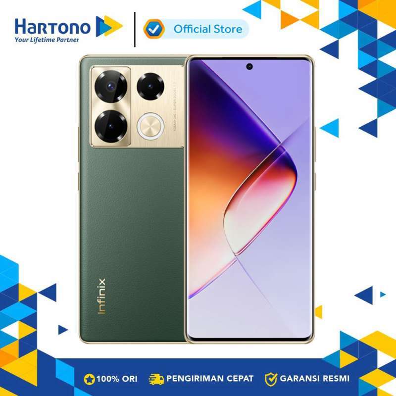 Jual Infinix Smartphone Android Note 40 Pro 5g 8/256gb Green X6851-grn ...
