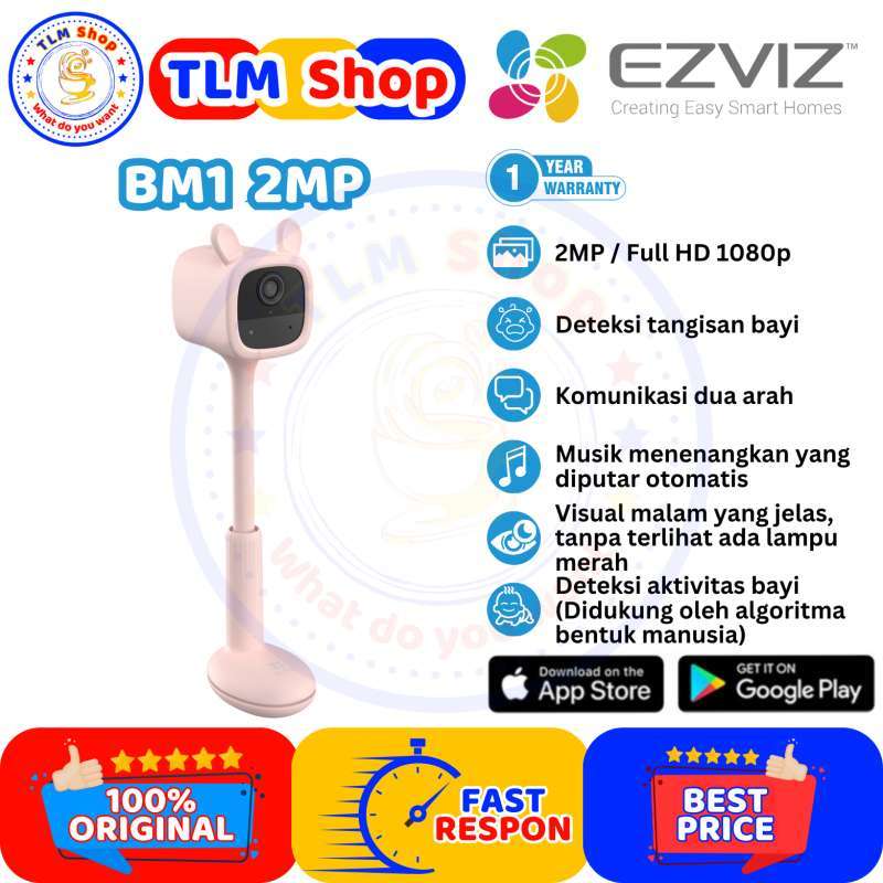 Jual Ezviz Bm1 2mp Smart Home Wifi Ip Camera Cctv Indoor 1080p Battery ...