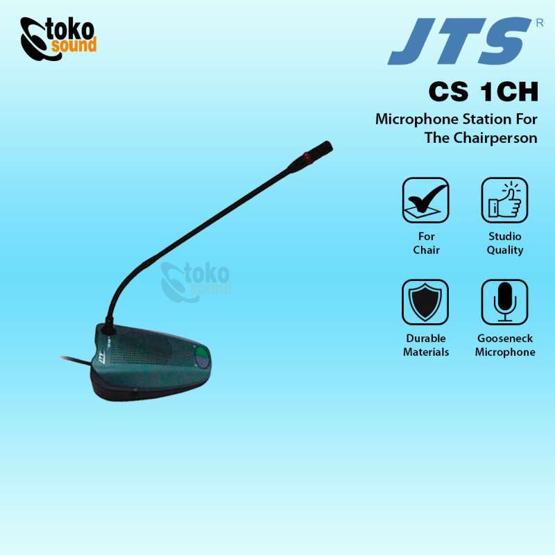 Jual Jts Cs-1ch Cs 1 Ch - Conference System Chairman Microphone Original Di Seller Tokosound ...