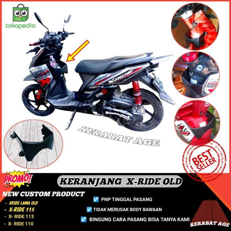 Promo Aksesoris Xride X Ride 115 Old/keranjang Custom Modifikasi Xride ...