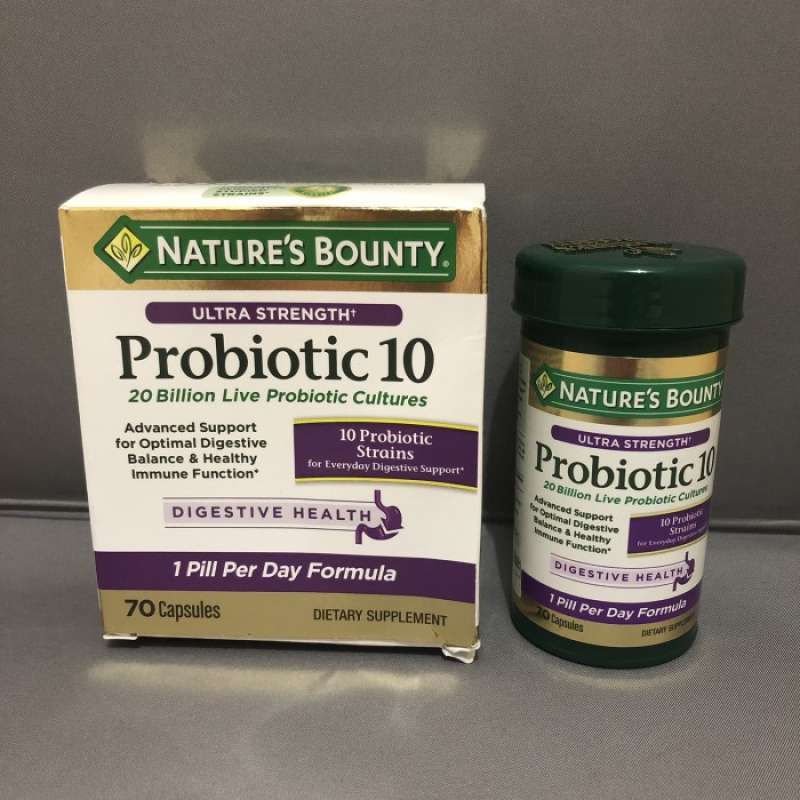 Promo Nature's Bounty Ultra Strength Probiotic 10 ( Import Usa) Isi ...