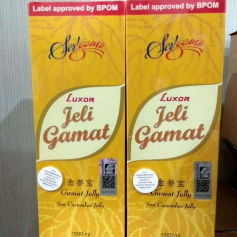 Promo Jelly Gamat Luxor 1000ml 1 Liter Original Approved Pom Diskon 33% ...