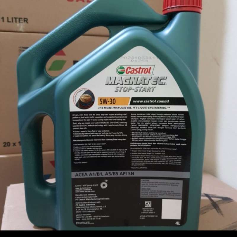 Promo Oli Mesin Castrol Magnatec Stop-star 5w-30 4 Ltr Diskon 12% Di Seller Toplets Shop ...