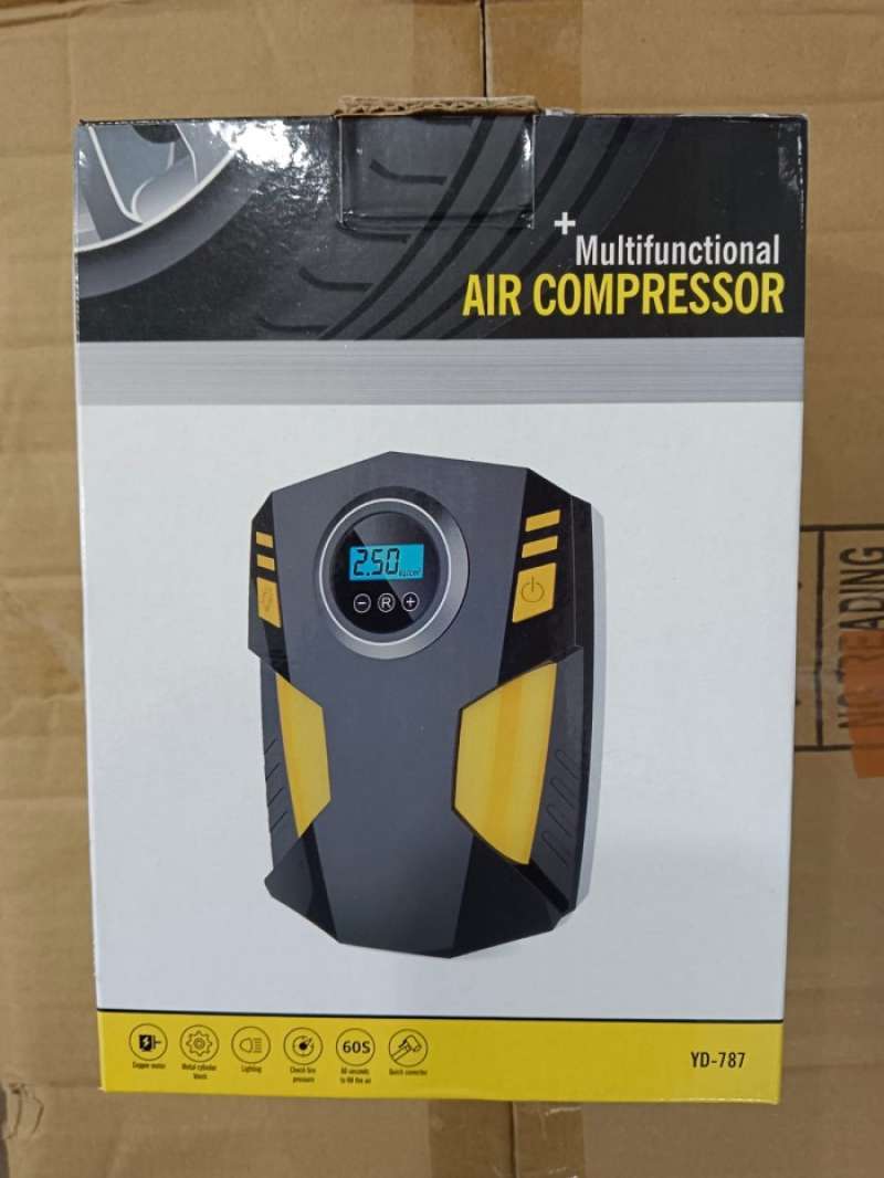 Promo Pompa Ban Elektrik Portable Air Pump Electric Wireless 150 Psi ...