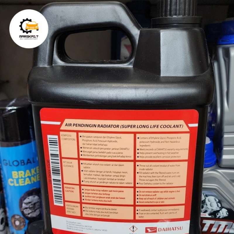Promo Air Radiator / Super Long Life Coolant Warna Merah Diskon 29% Di ...