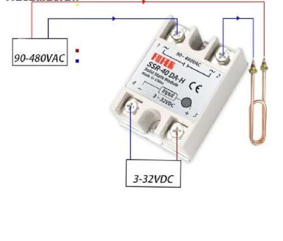 Jual Solid Stated Relay Ssr-40da-h / Ssr 40dah Solid State Relay - 60da ...