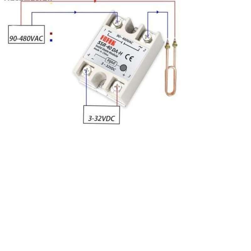 Jual Solid Stated Relay Ssr-40da-h / Ssr 40dah Solid State Relay Di ...