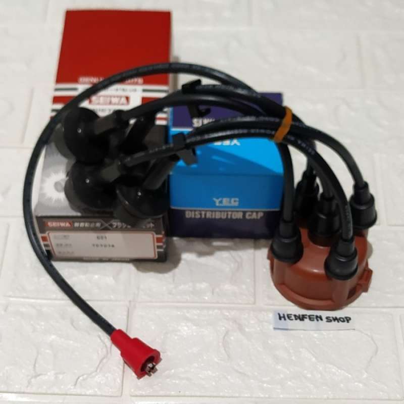 Promo Kabel Busi Kijang 5k Set Tutup Delco/cap Distributor Japan Diskon ...