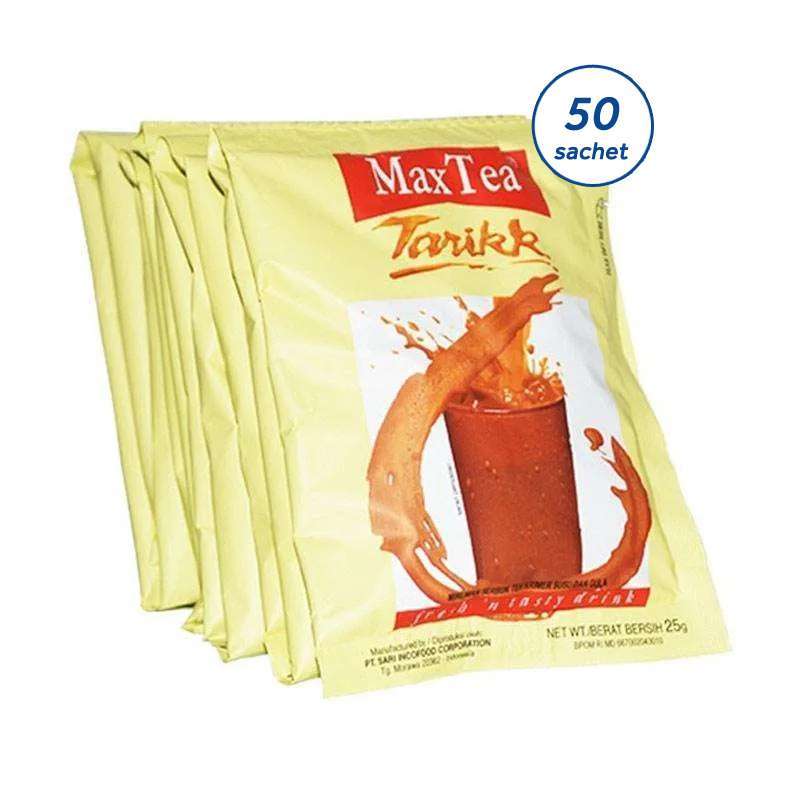 Jual Maxtea Teh Tarik 50sachet / Teh Tarik Kemasan Besar Isi 50 Sachet ...