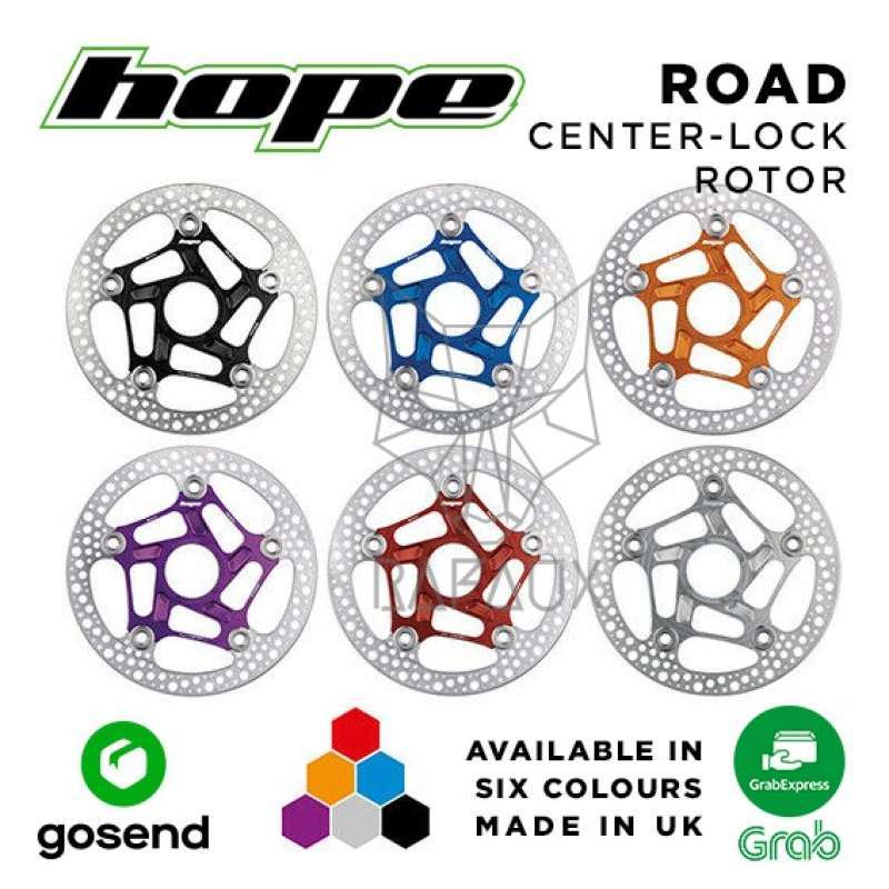 Promo Hope Center Lock Rotor Disc Brake Road Gravel - Hitam Diskon 4% ...