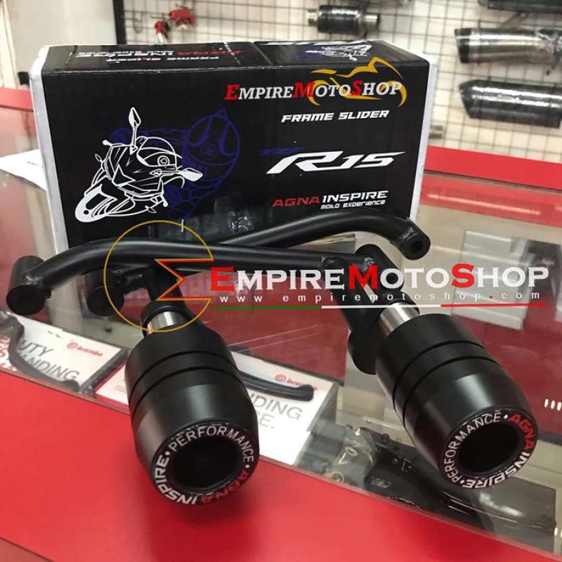 Promo Frame Slider Agna Yamaha R15 V3 All New Vva Diskon 23% Di Seller ...