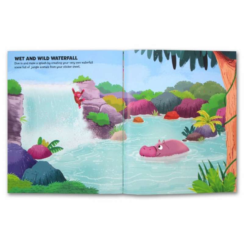 Promo Buku Stiker Anak! My First Jungle Sticker Scene Diskon 27% Di ...