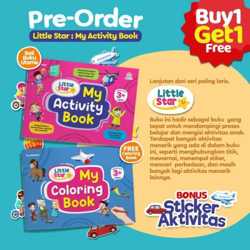 Promo Buku Aktivitas Anak Little Star: My Activity Books Diskon 30% Di ...