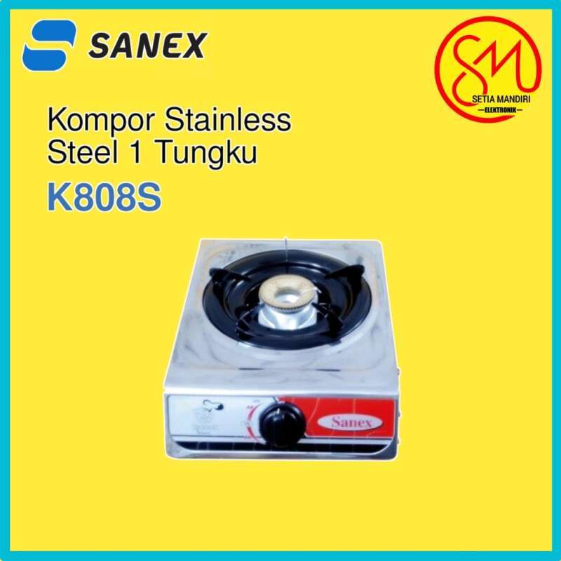 Jual Sanex K808s Kompor Gas 1 Tungku Stainless Steel K 808s Di Seller ...