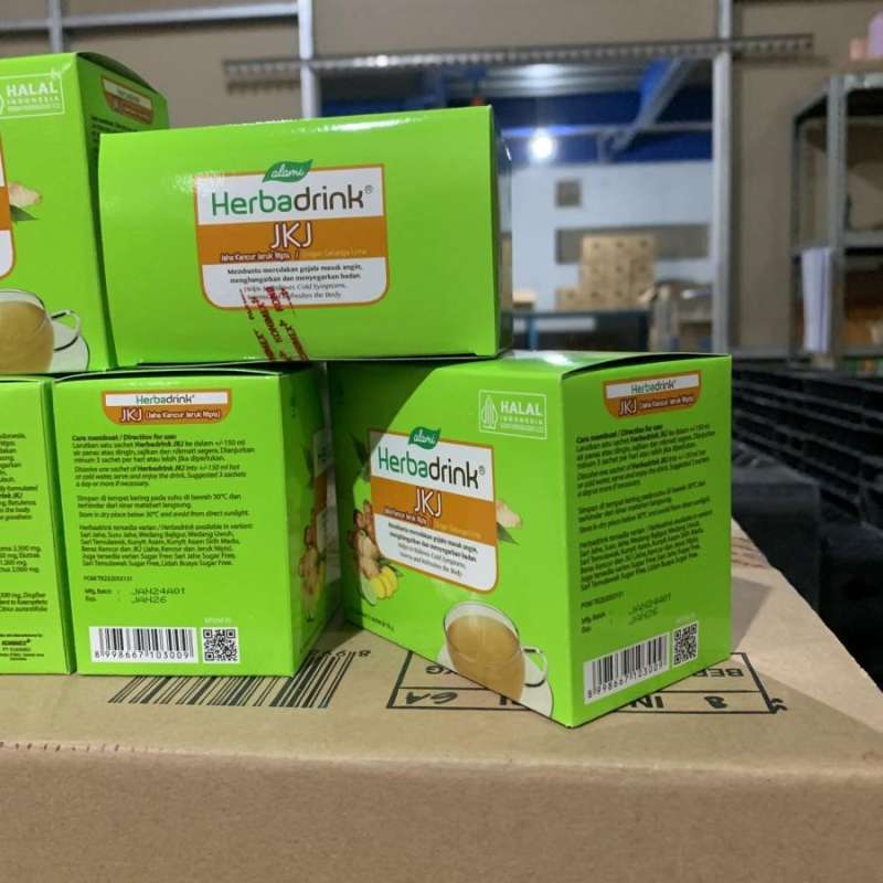 Jual Herbadrink Jkj ( Jahe Kencur Jeruk Nipis ) Kemasan 1 Pack Isi 5 ...