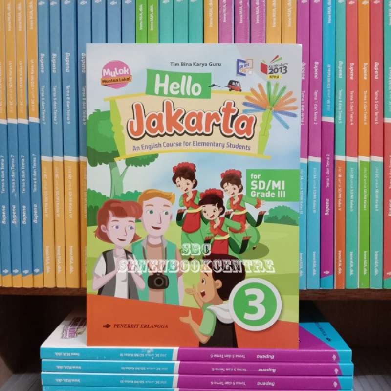 Promo Buku Hello Jakarta Kelas 1 2 3 4 5 6 Sd/mi K13 Revisi Erlangga ...