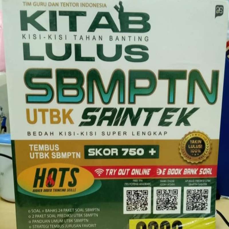 Promo Kitab Lulus Sbmptn Saintek Diskon 26% Di Seller Huka Shop - Kebon ...