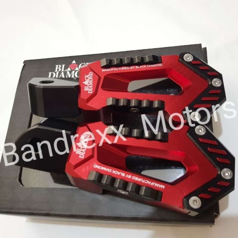 Promo Footstep Black Diamond V.2 For Xmax-lexi-aerox 155-nmax. Diskon ...