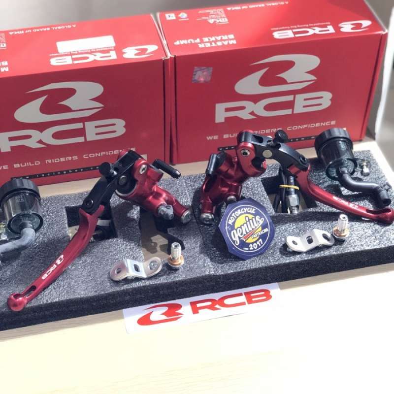 Promo Master Rem Rcb S1 Radial Set Nmax - Xmax -pcx - Adv - Forza Red ...
