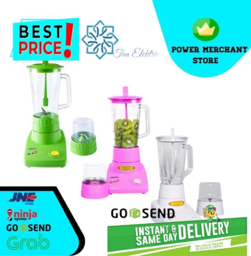 Promo Miyako Bl-301 Pl Blender Plastik 1.0 Liter 2in1 Diskon 23% Di ...