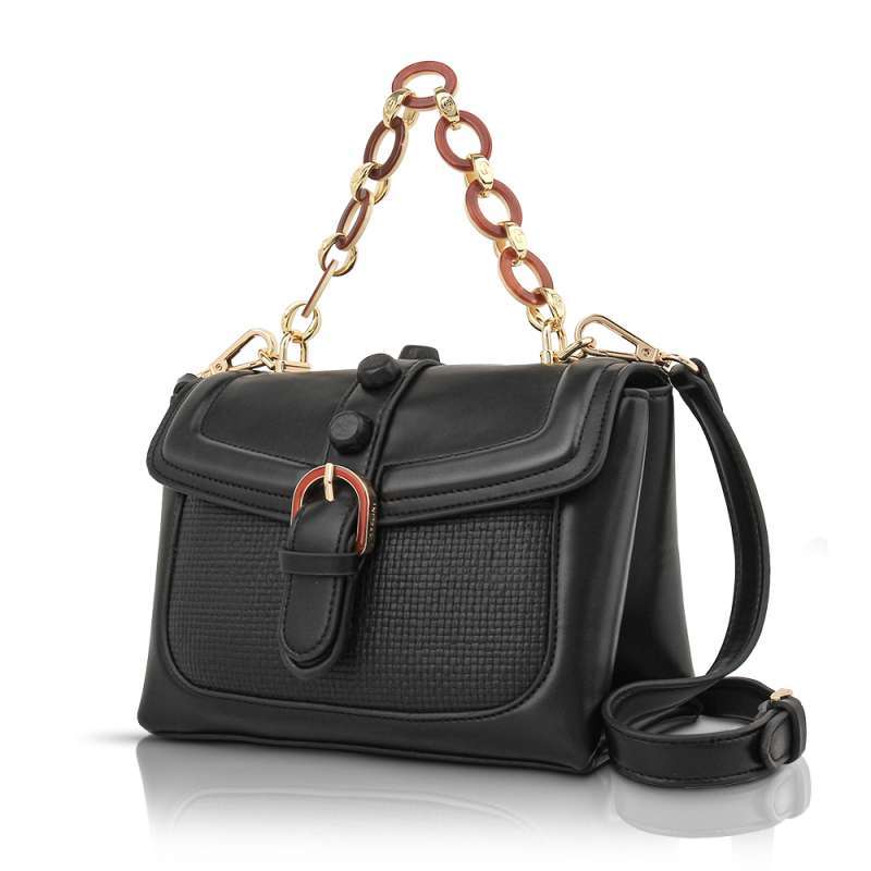 Promo Gobelini 1331 Chiara Flap Crossbody Bag - Black/black Diskon 50% ...