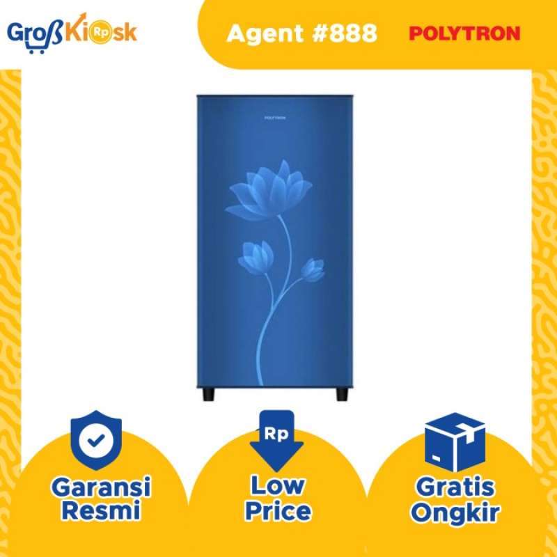 Promo Kulkas 1 Pintu Polytron Prb 159 / Prb-159 R/b Diskon 23% Di ...
