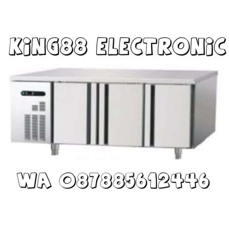 Promo Gea Under Counter Chiller 3 Pintu Ucc-180-3d Stainless Garansi ...