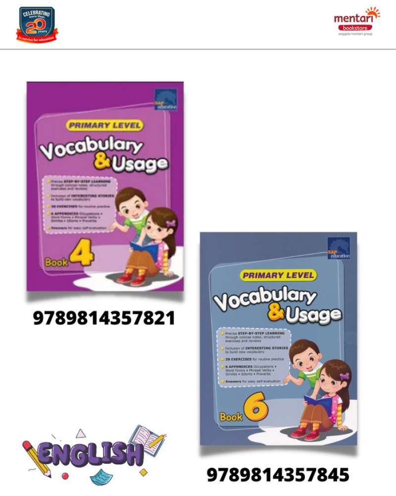 Promo Primary Level Vocabulary & Usage Primary | Buku Bahasa Inggris Sd ...