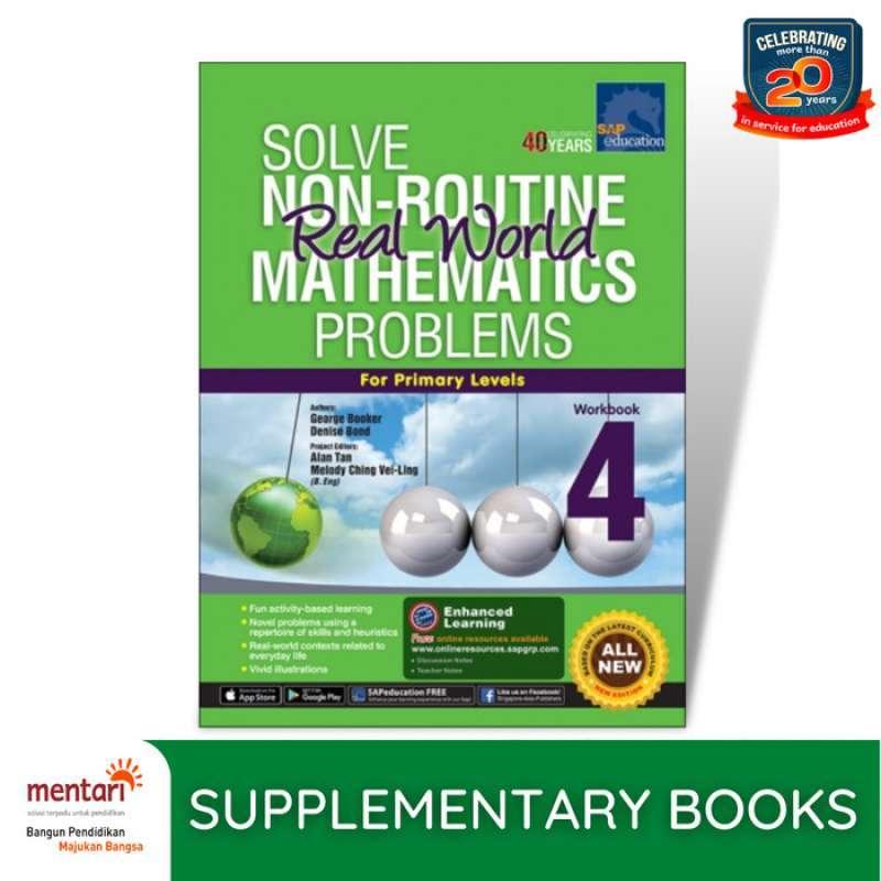 Promo Solve Non Routine Real World Math Problem Workbook| Buku Latihan Mtksd - Primary 5 Diskon ...