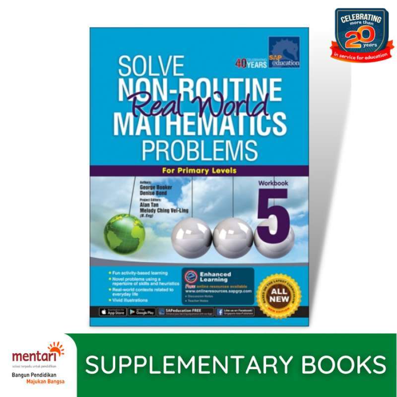 Promo Solve Non Routine Real World Math Problem Workbook| Buku Latihan ...