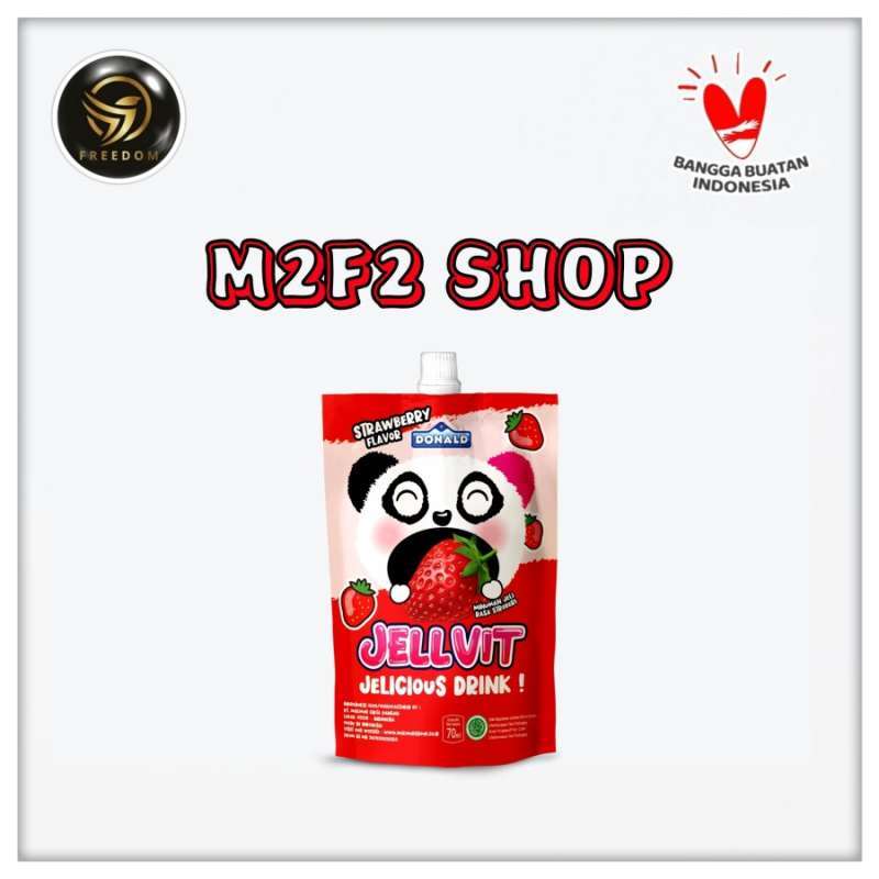 Promo Donald Jellvit Jelicious Drink Strawberry Flavor | Minuman Jelly ...