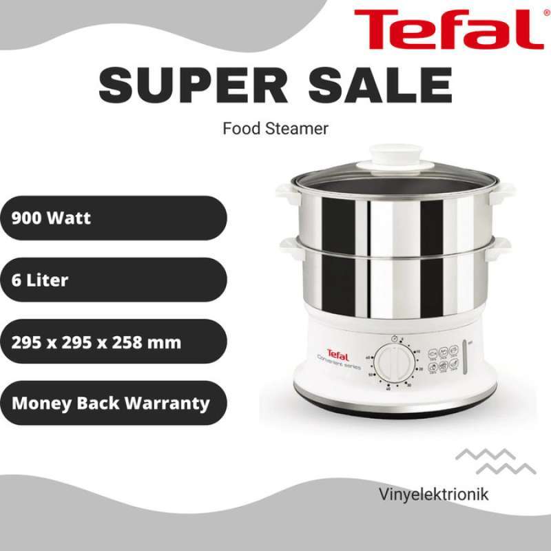 Jual Tefal Food Steamer Vc1451 Pengukus Kukusan Stainless Vc-1451 Di ...