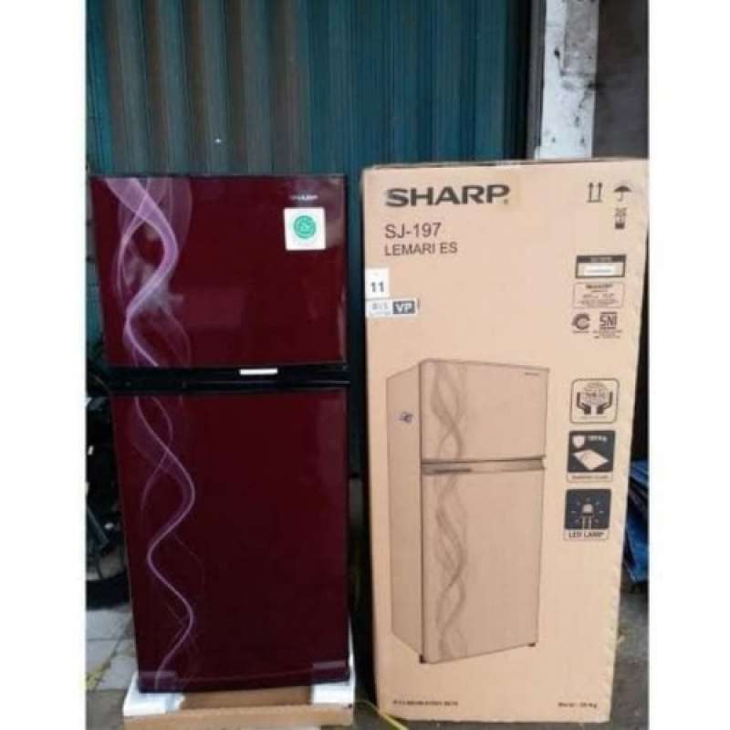 Promo Kulkas Sharp Sj-197nd Vp Vb 2 Pintu Lemari Es Sj 197 Nd 172 L ...